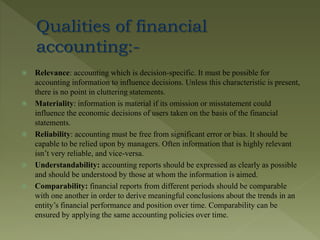 Introduction to financial accounting | PPTX