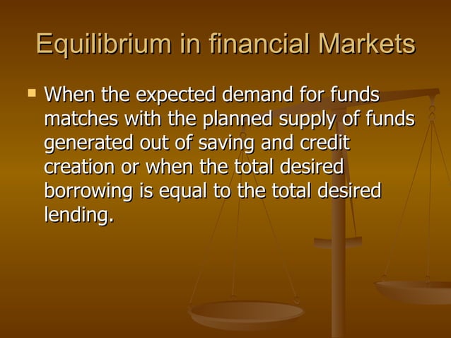Introduction To Financial Institutions And Markets | PPT | Business ...