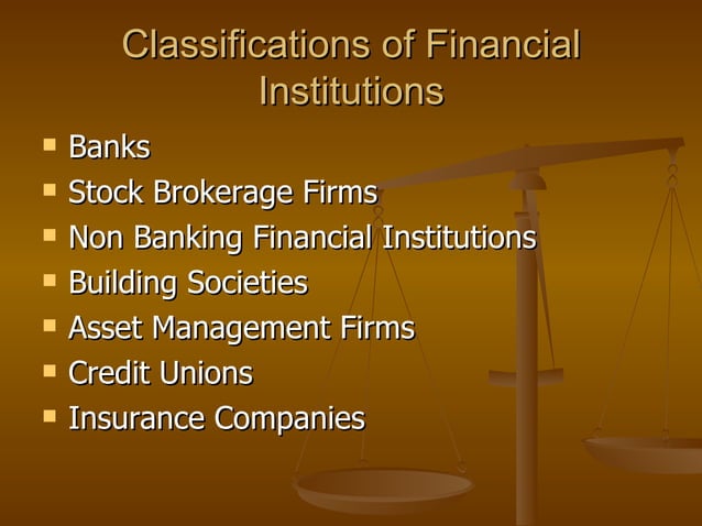 Introduction To Financial Institutions And Markets | PPT | Business ...