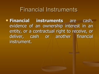 Introduction To Financial Institutions And Markets | PPT