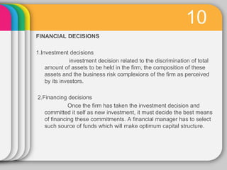 Introduction to financial management | PPTX