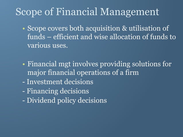 Introduction to financial management | PPTX | Business Accounting ...