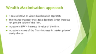 Introduction to financial management | PPTX
