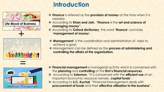 Introduction to financial management | PPT