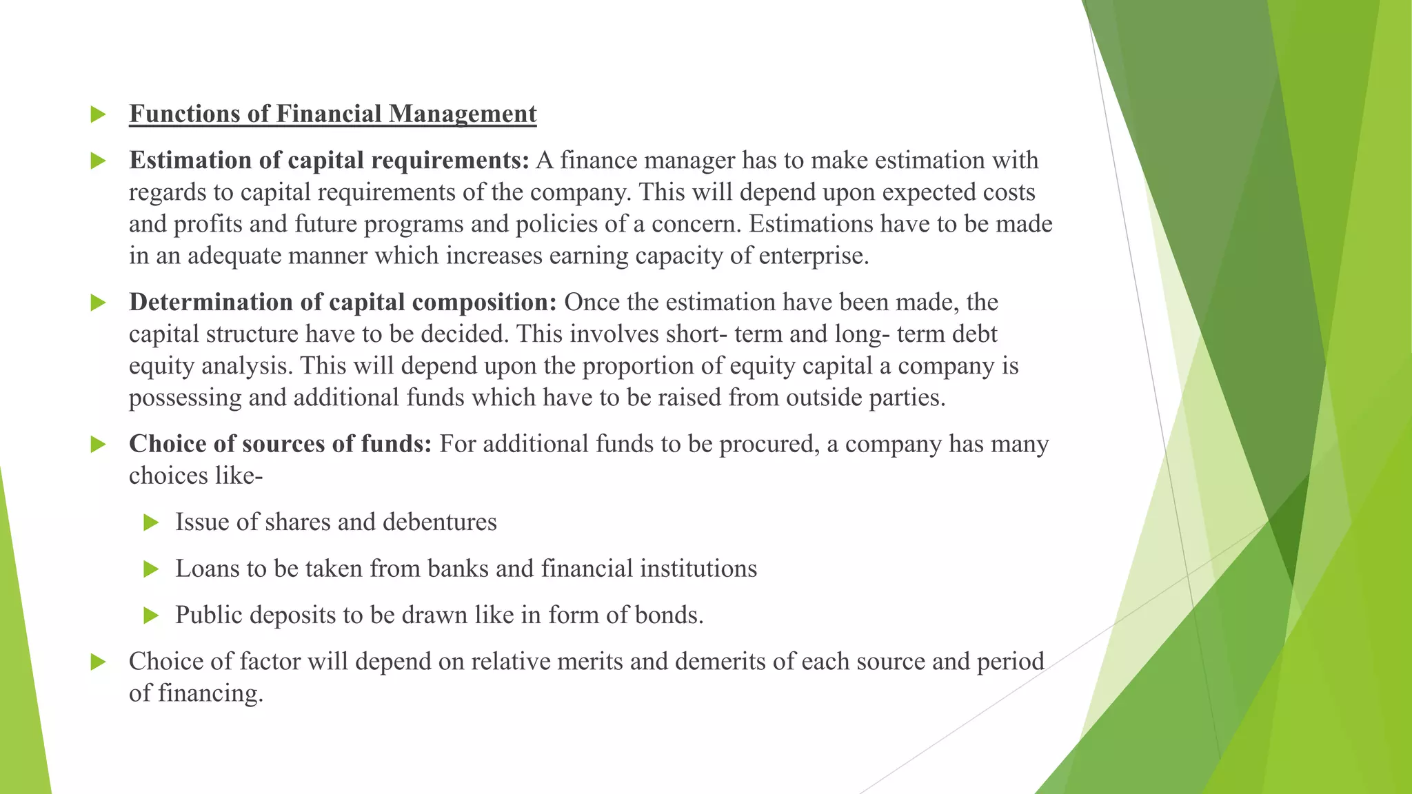 Introduction to financial management | PPT