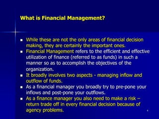 Introduction_to_Financial_Management.ppt | Stocks and Bonds | Personal ...