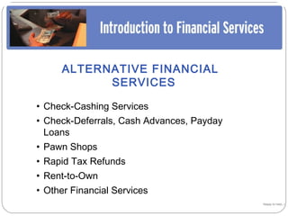 Introduction to financial service | PPT
