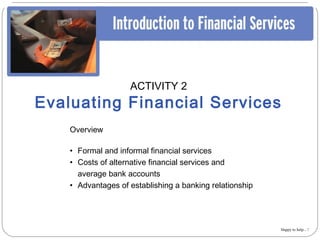 Introduction to financial service | PPT
