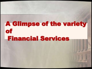 Introduction to financial services | PPTX