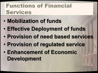 Introduction to financial services | PPTX