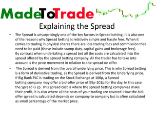 Introduction to financial spread betting | PPT