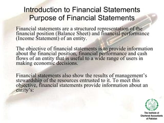 Introduction To Financial Statements And Audit | PPT