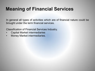 Introduction to financial system and financial services | PPTX