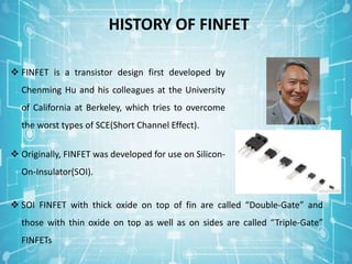 Introduction to FinFET | PPTX