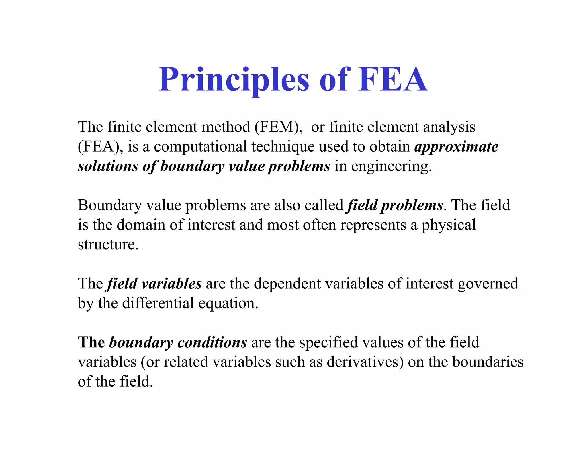 Introduction to finite element analysis | PDF