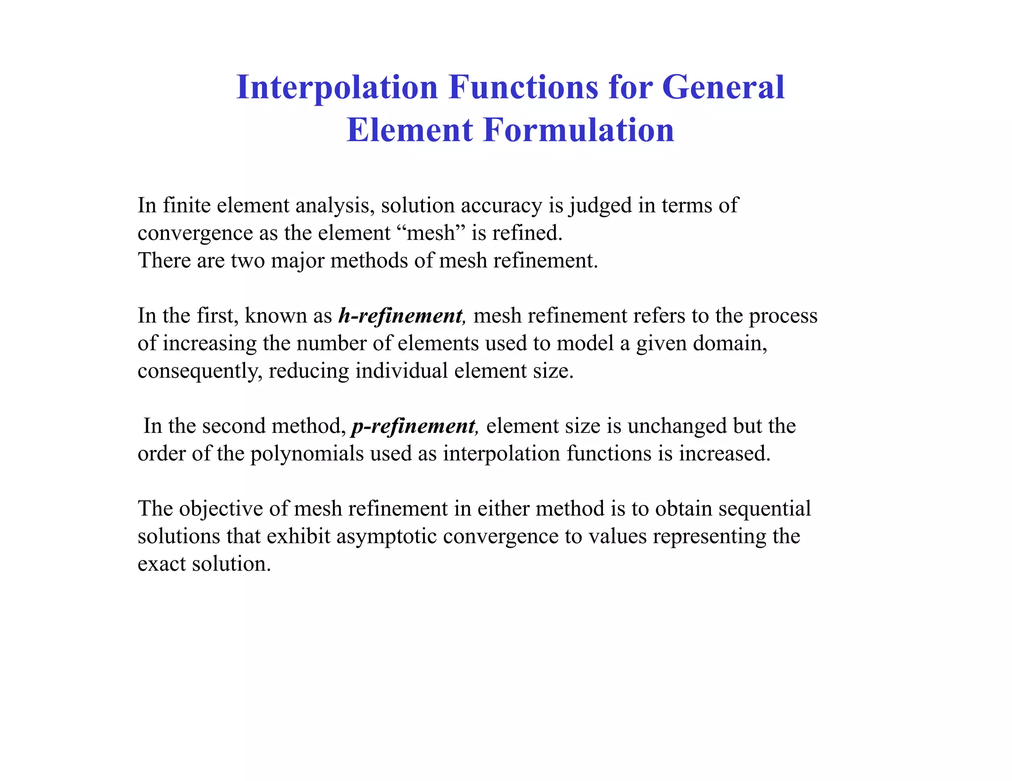 Introduction To Finite Element Analysis Pdf Physics Science