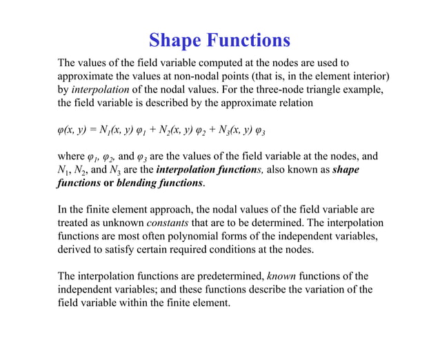 Introduction To Finite Element Analysis Pdf Physics Science
