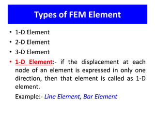 Introduction to finite element method | PPT