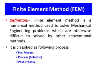 Introduction to finite element method | PPT
