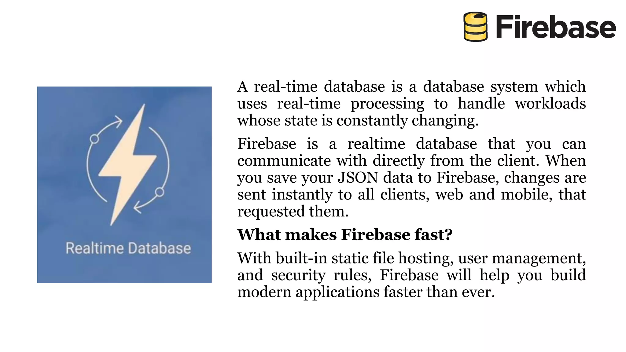 Introduction to Firebase | PDF