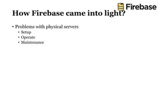Introduction to Firebase | PPT