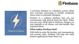 Introduction to Firebase | PDF