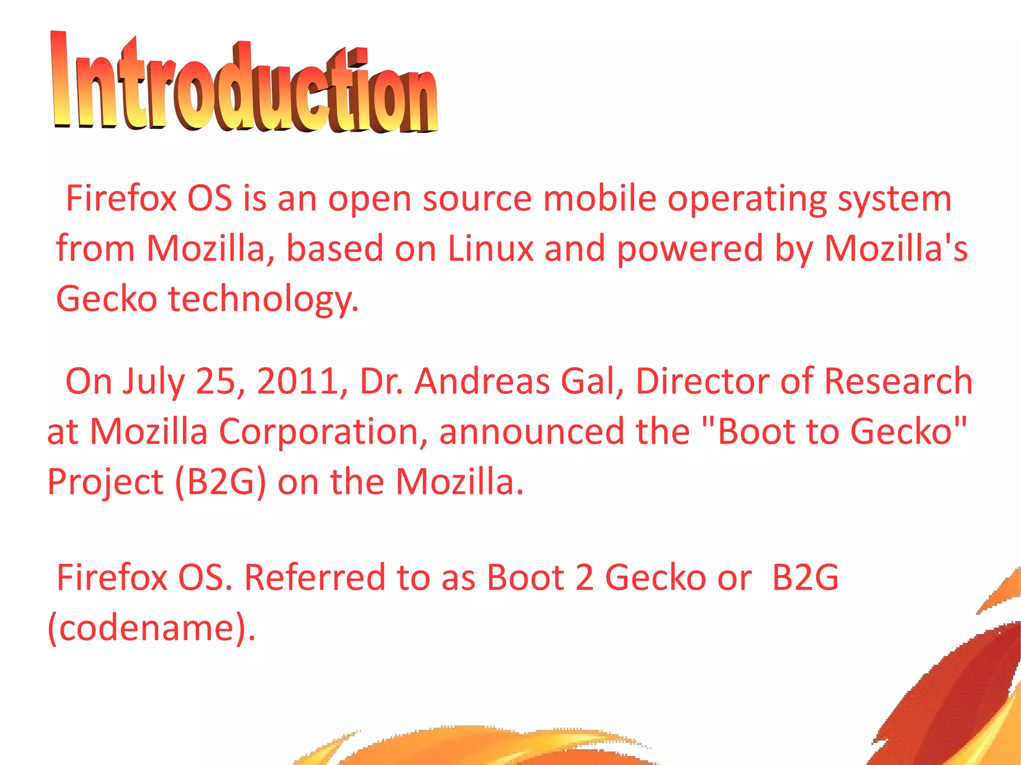Introduction to firefox os | PDF