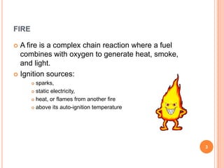 Introduction to fires and explosions | PPTX