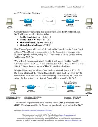 Introduction to firewalls | PDF | Computer Networking | Computing