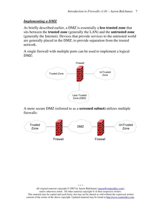 Introduction to firewalls | PDF | Computer Networking | Computing