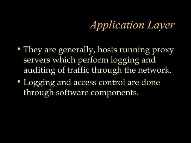 Introduction to firewalls | PPT | Computer Networking | Computing