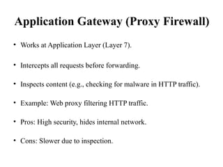 Information security introduction to firewall | PPT