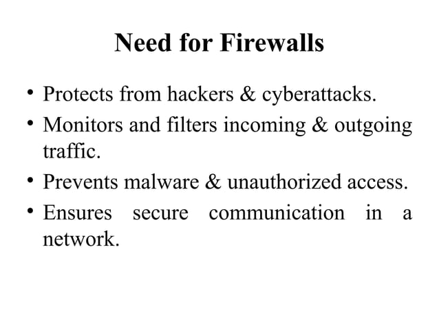 Information security Introduction to Firewalls.pptx