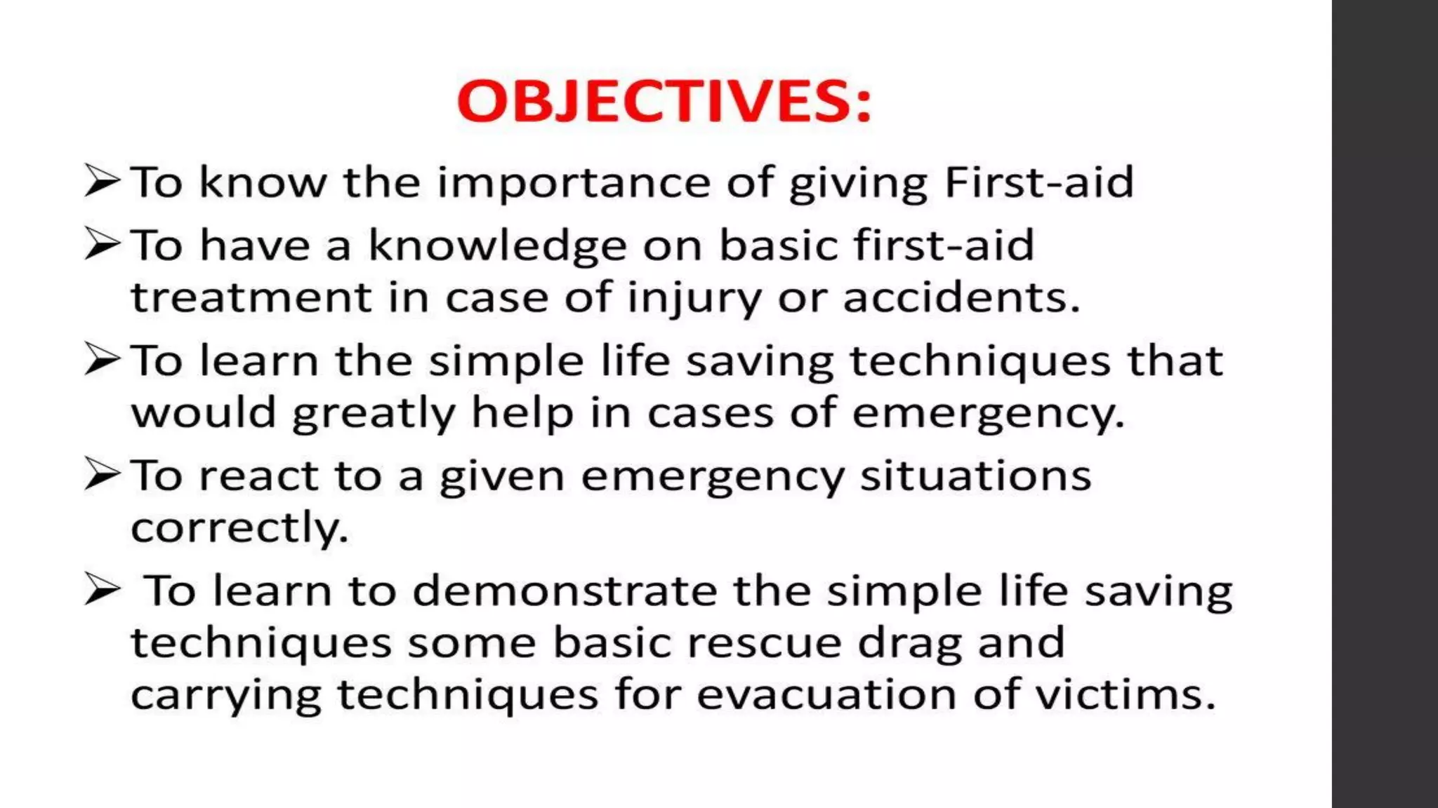 Introduction to first aid | PDF