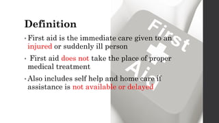 Introduction to first aid | PDF