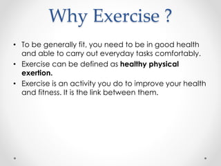 Introduction to fitness training | PPT