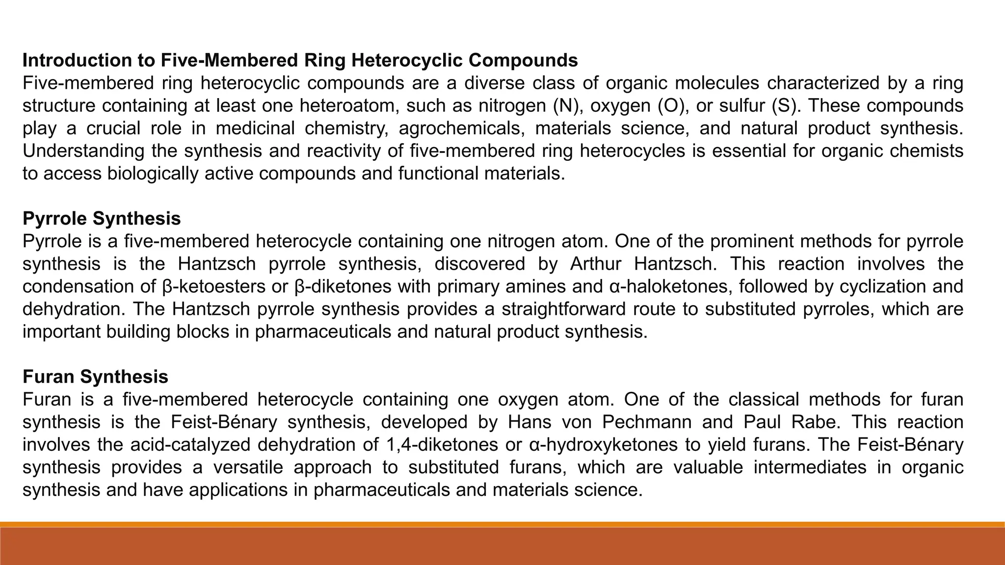 Introduction to Five-Membered Ring Heterocyclic Compounds.pptx