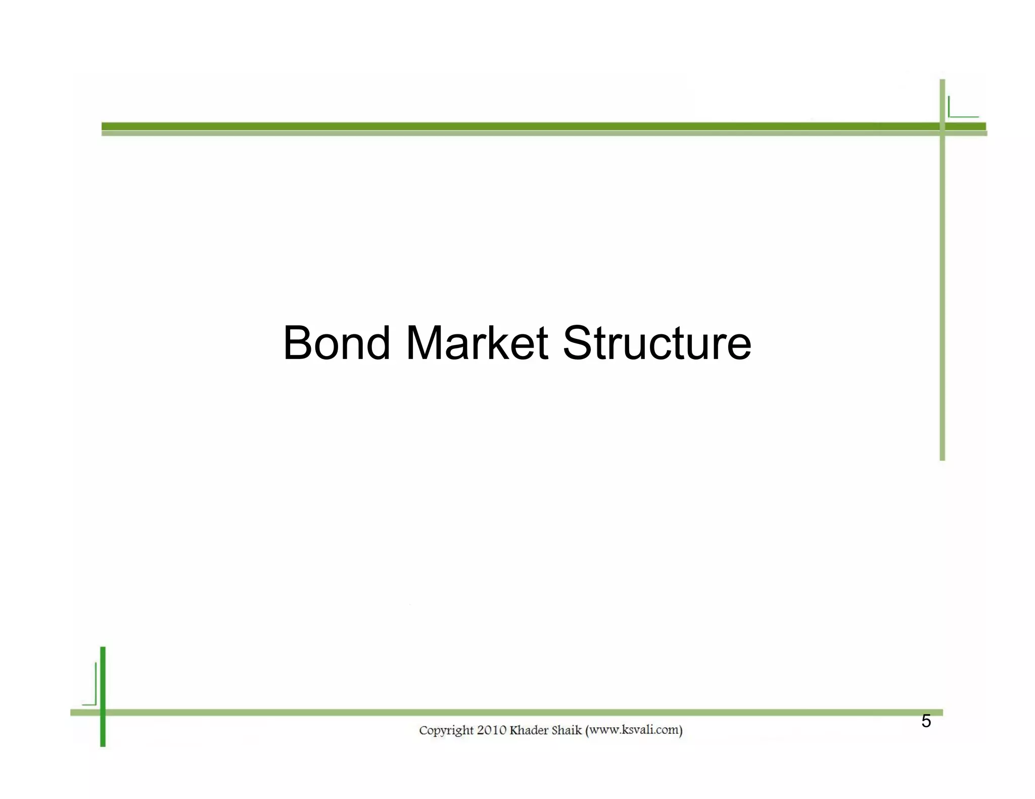 Introduction To Fixed Income Markets | PDF