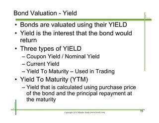 Introduction To Fixed Income Markets | PDF