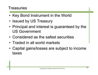 Introduction To Fixed Income Markets | PDF