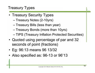Introduction To Fixed Income Markets | PDF