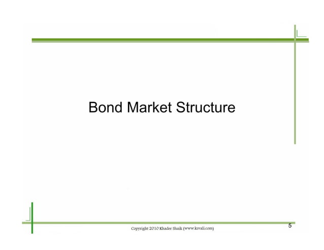 Introduction To Fixed Income Markets | PDF | Stocks and Bonds ...