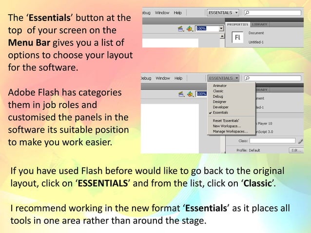 Introduction to flash cs4 | PPTX