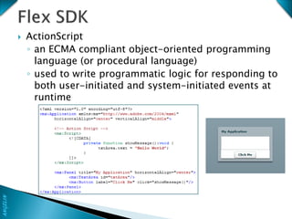 Introduction to Adobe Flex | PDF