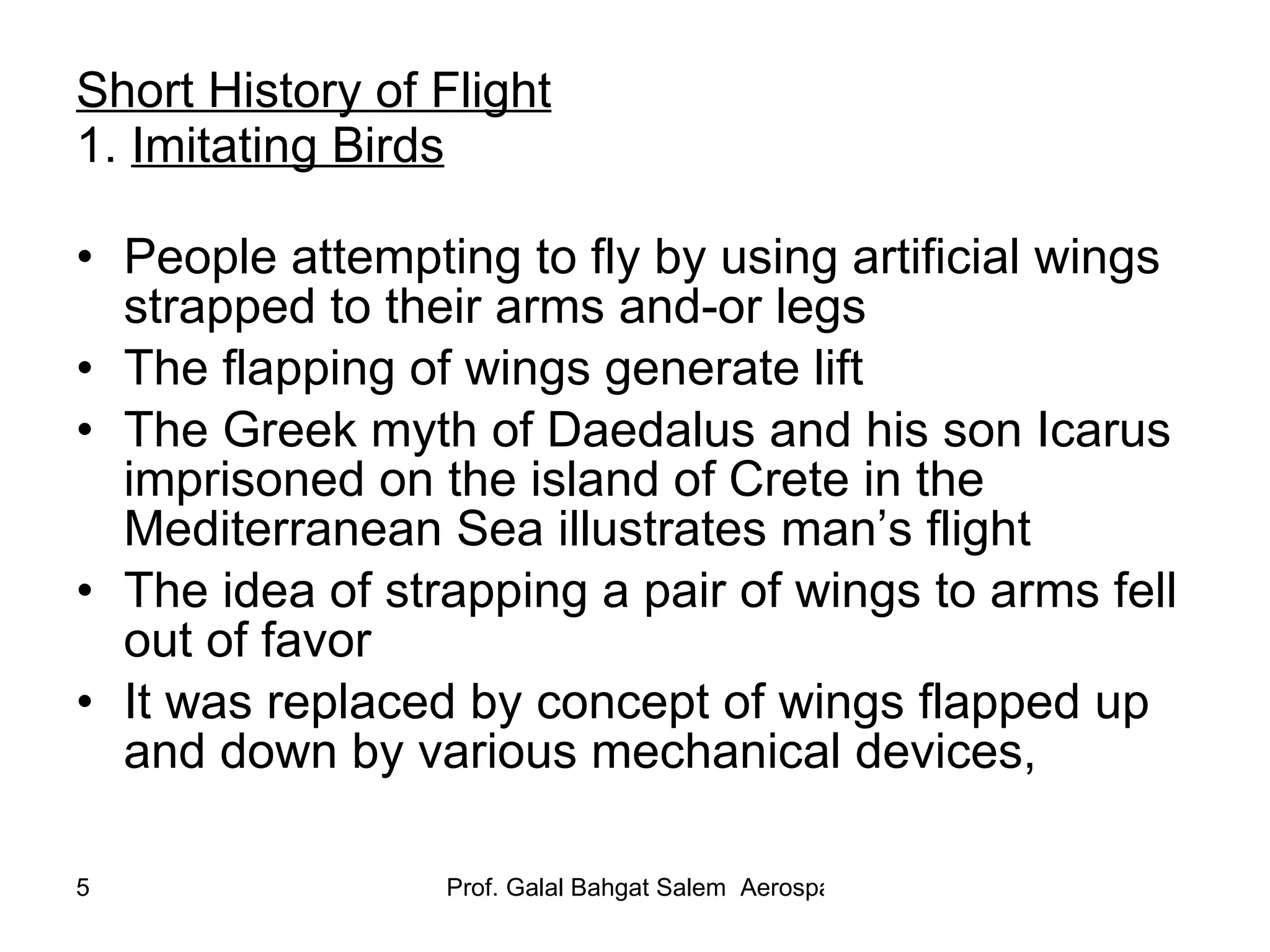 Introduction to flight 1 | PPT