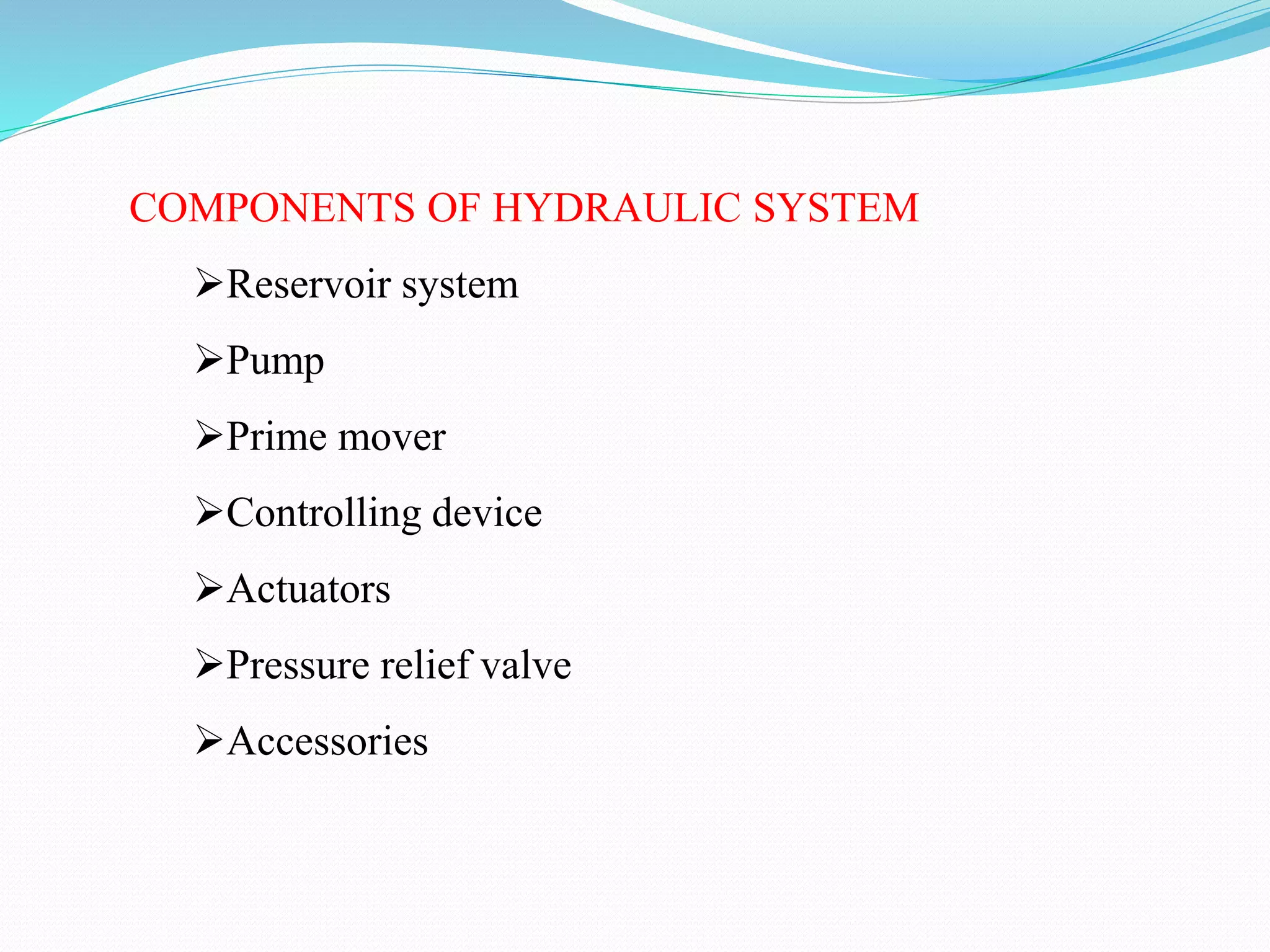 Introduction to fluid power systems | PPTX