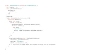 Introduction to flutter | PPT