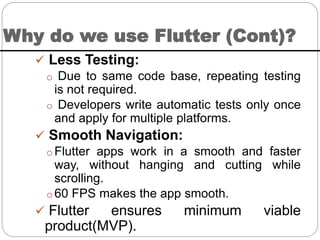 Introduction to flutter's basic concepts | PPTX
