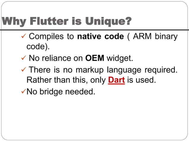Introduction to flutter's basic concepts | PPTX | Programming Languages ...