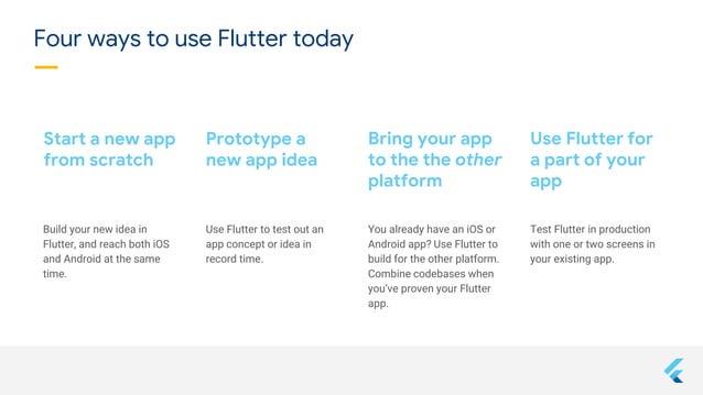 Introduction to Flutter.pptx | Computer Software and Applications ...